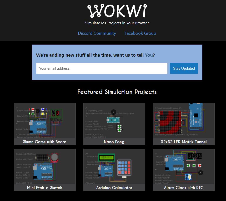 Wokwi - Site perso